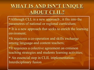 Getting Ready For Clil[1] | PPT