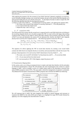 Getting relational database from legacy data mdre approach | PDF