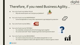 Getting requirements right for business agility | PPTX