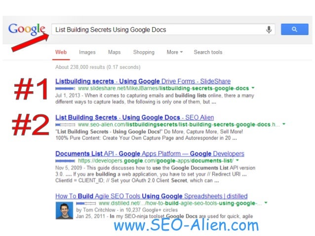 Creating Squeeze Pages that Rank on Google