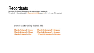 Getting started - Warewolf Syntax | PPTX