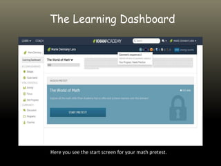 Module 1: Getting Started & the Learning Dashboard