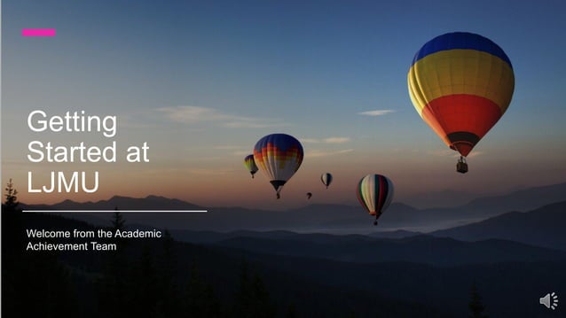 Getting started at LJMU | PPT | Free Download