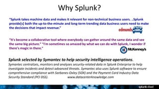 Getting Started with Splunk Breakout Session | PPTX | Databases | Computer Software and Applications