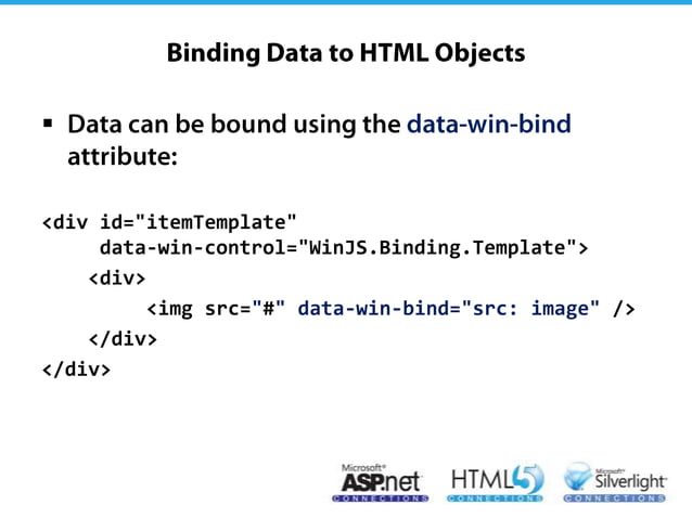 Getting Started Building Windows 8 HTML/JavaScript Metro Apps | PPT