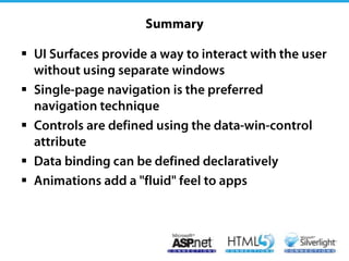 Getting Started Building Windows 8 HTML/JavaScript Metro Apps | PPTX