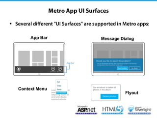 Getting Started Building Windows 8 HTML/JavaScript Metro Apps | PPTX