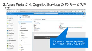 使ってみよう！Cognitive Services Container_20190122 | PPT