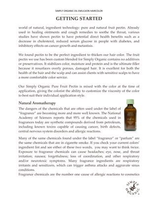 Simply Organic Hair Color - Getting Started Guide | PDF