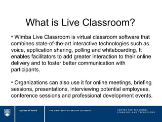 Getting Started in Live Classroom | PPT
