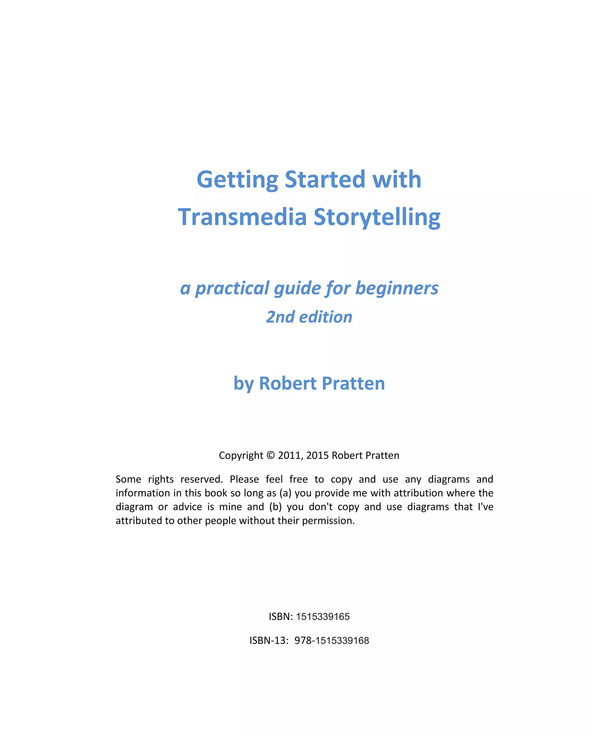Getting Started in Transmedia Storytelling - 2nd Edition | PDF