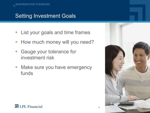 An Introduction To Investing | PPTX | Stocks and Bonds | Personal Investing