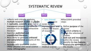 Getting started; Literature review (Based on Cresswell) Research ...