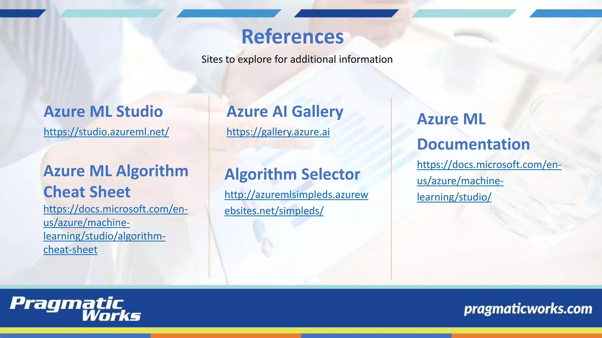 Getting Started Using Azure ML.pptx | Technology & Computing