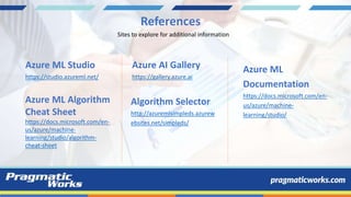 Getting Started Using Azure ML.pptx | Technology & Computing