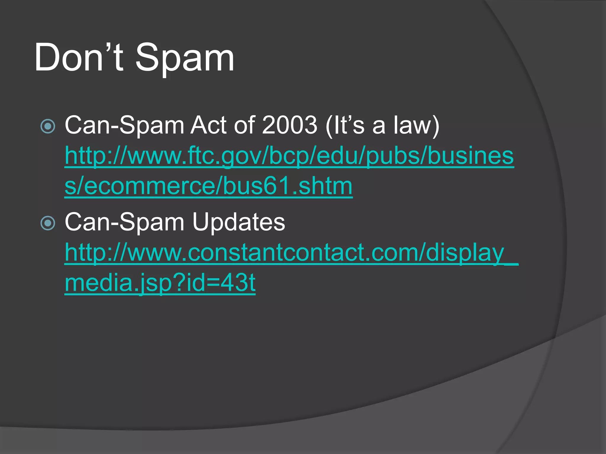 Getting Started with Constant Contact | PPTX | Email | Internet