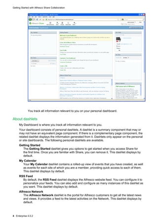 Getting started with_alfresco_share_collaboration_for_enterprise | PDF