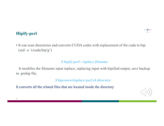 Getting started with AMD GPUs | PPT