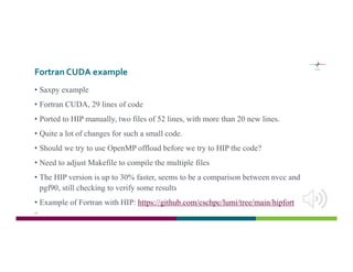 Getting started with AMD GPUs | PPT