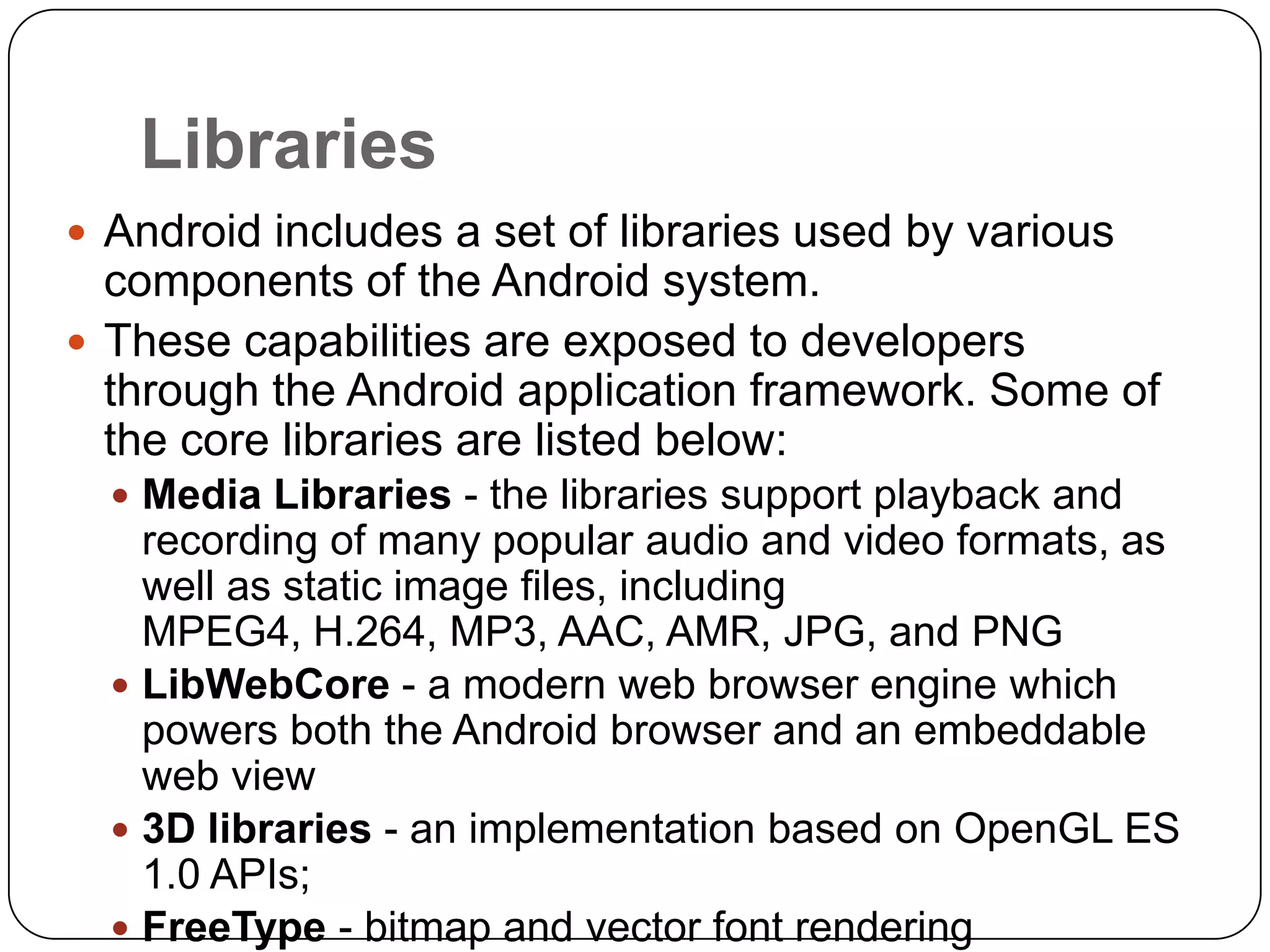 Getting started with android | PPT