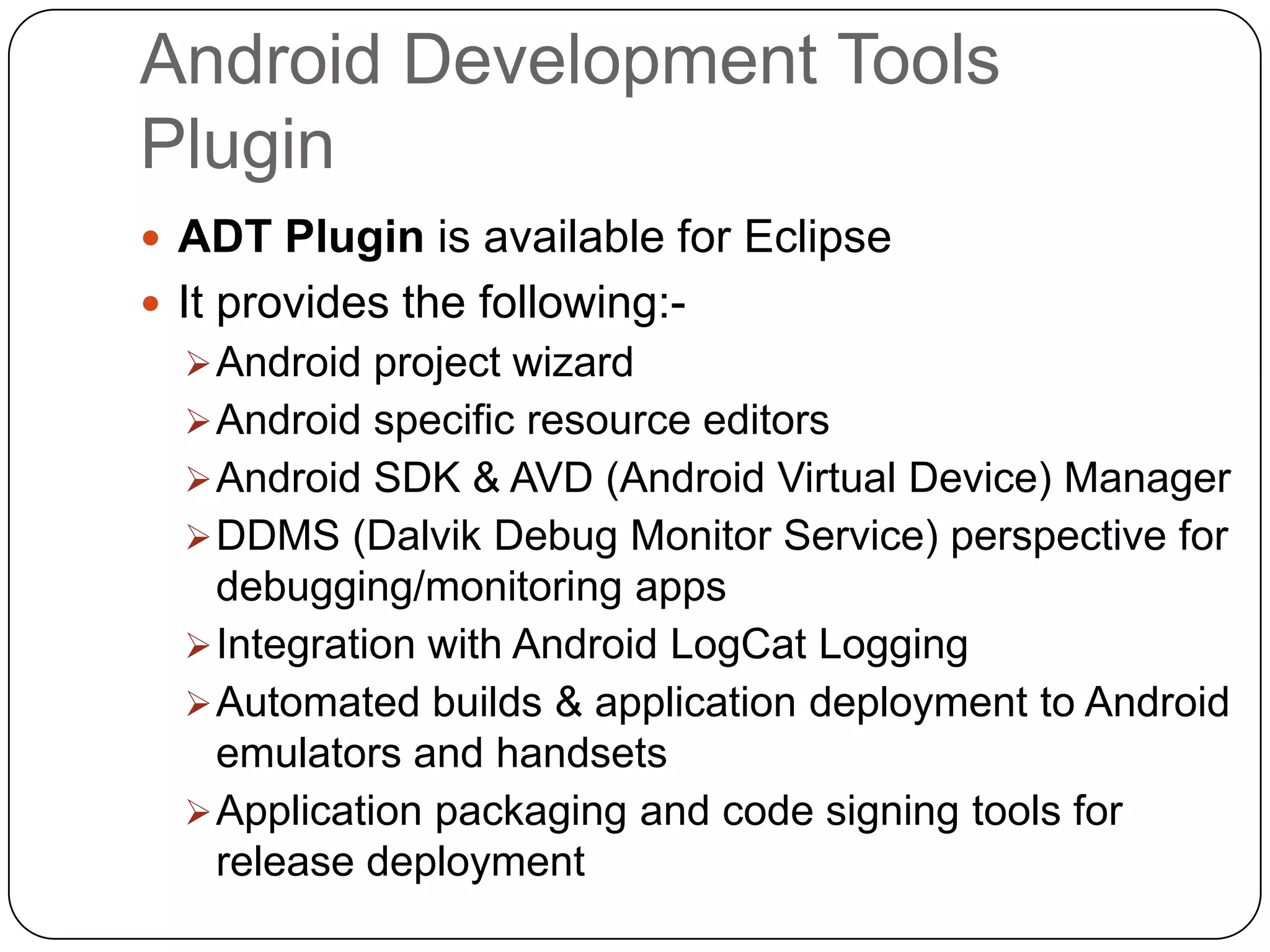 Getting started with android | PPT