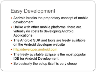Getting started with android | PPT