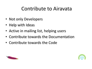Getting started with Apache Airavata | PPT