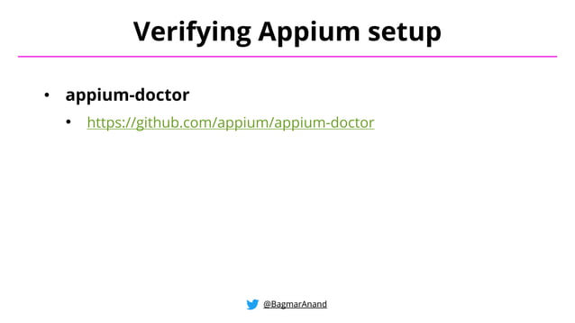Getting started with Appium 2.0 | PDF