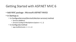 Getting Started with ASP.NET 5 | PPT