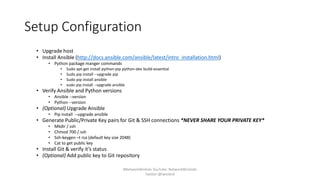 Getting started with automation using ansible | PPT