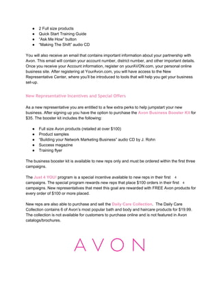 Getting Started With Avon | PDF