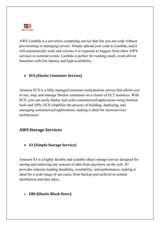 Cloud 101: Your Gateway to Computing Freedom With AWS | PDF
