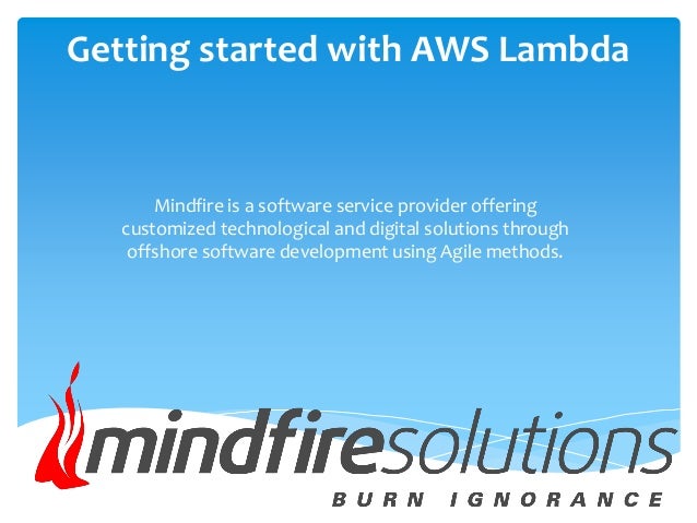 Getting started with AWS Lambda | PPT Getting started with AWS Lambda | PPT