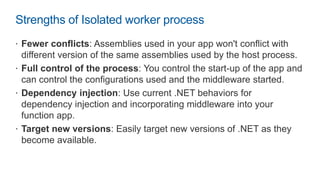 Getting started with Azure Functions in Isolated Mode | PPT