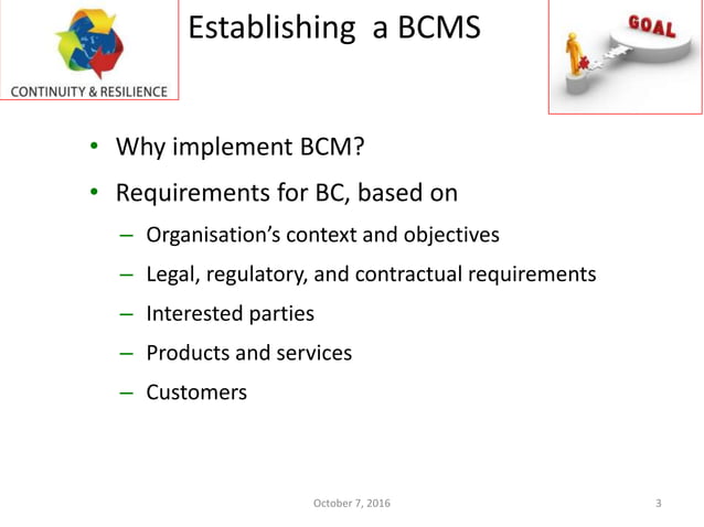 Getting Started with BCM Program | PPTX | Business Utilities | Business