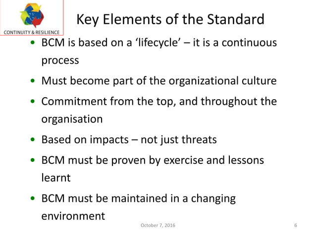 Getting Started with BCM Program | PPTX | Business Utilities | Business