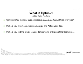 Getting Started with Big Data and Splunk | PDF | Databases | Computer Software and Applications