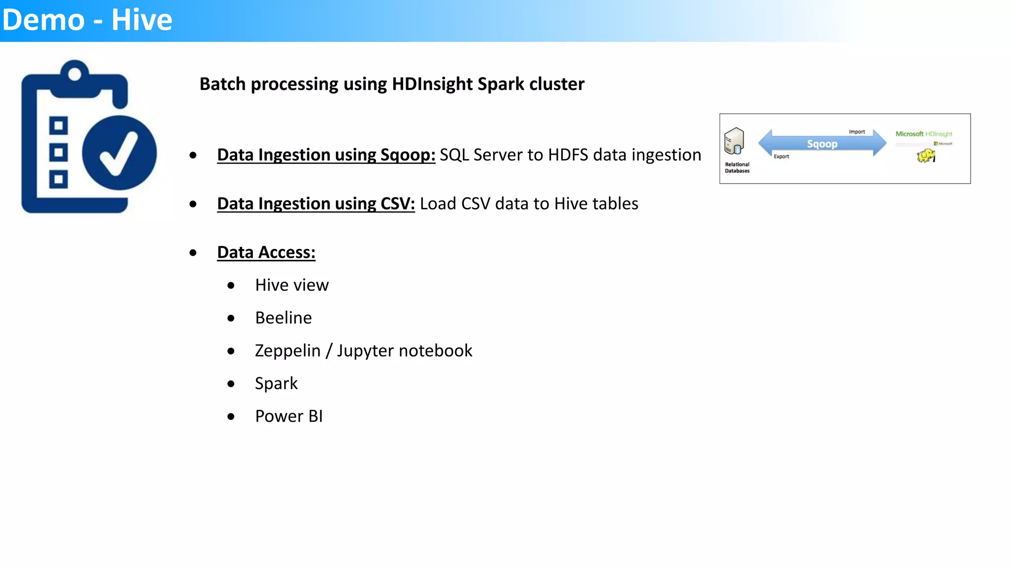 Getting started with big data in Azure HDInsight | PPT