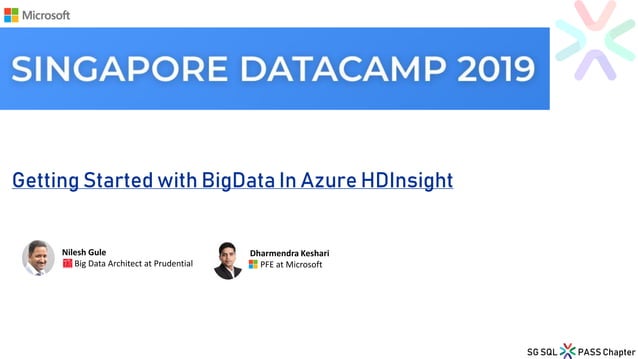 Getting started with big data in Azure HDInsight | PPT