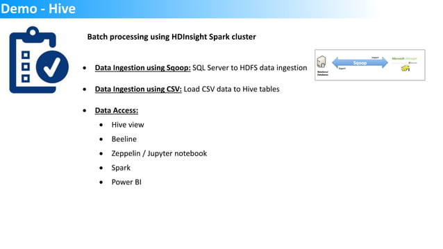 Getting started with big data in Azure HDInsight | PPT