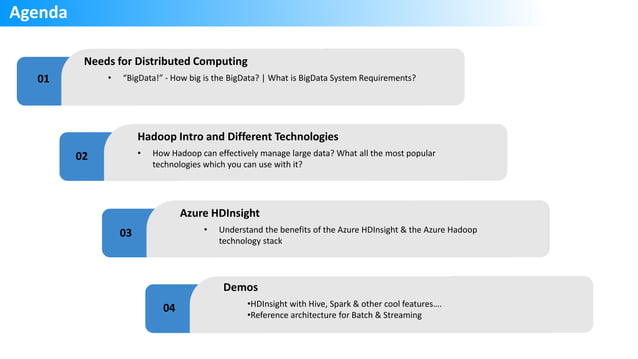 Getting started with big data in Azure HDInsight | PPT
