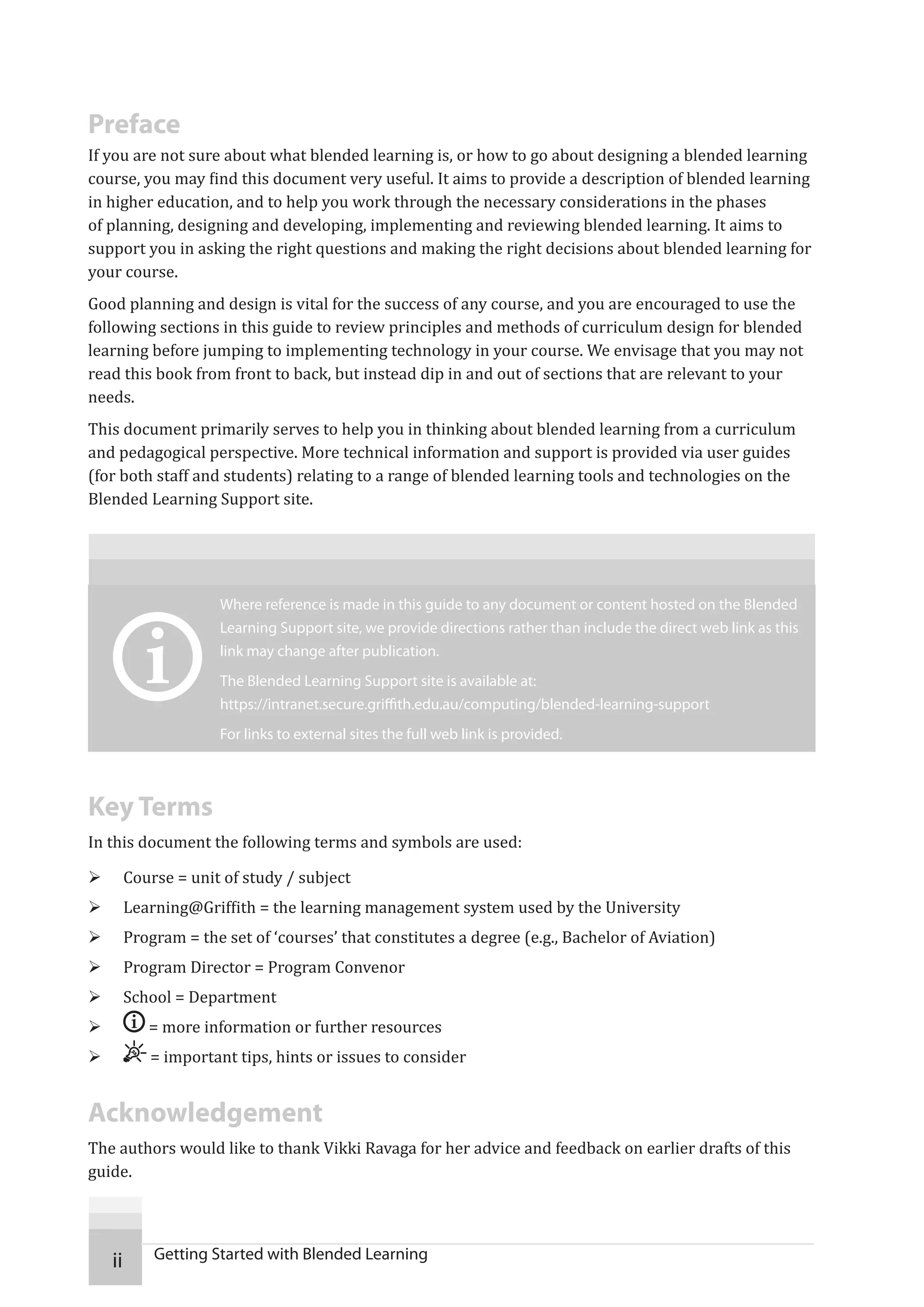 Getting started with blended learning guide | PDF | Undergraduate Education | College Education