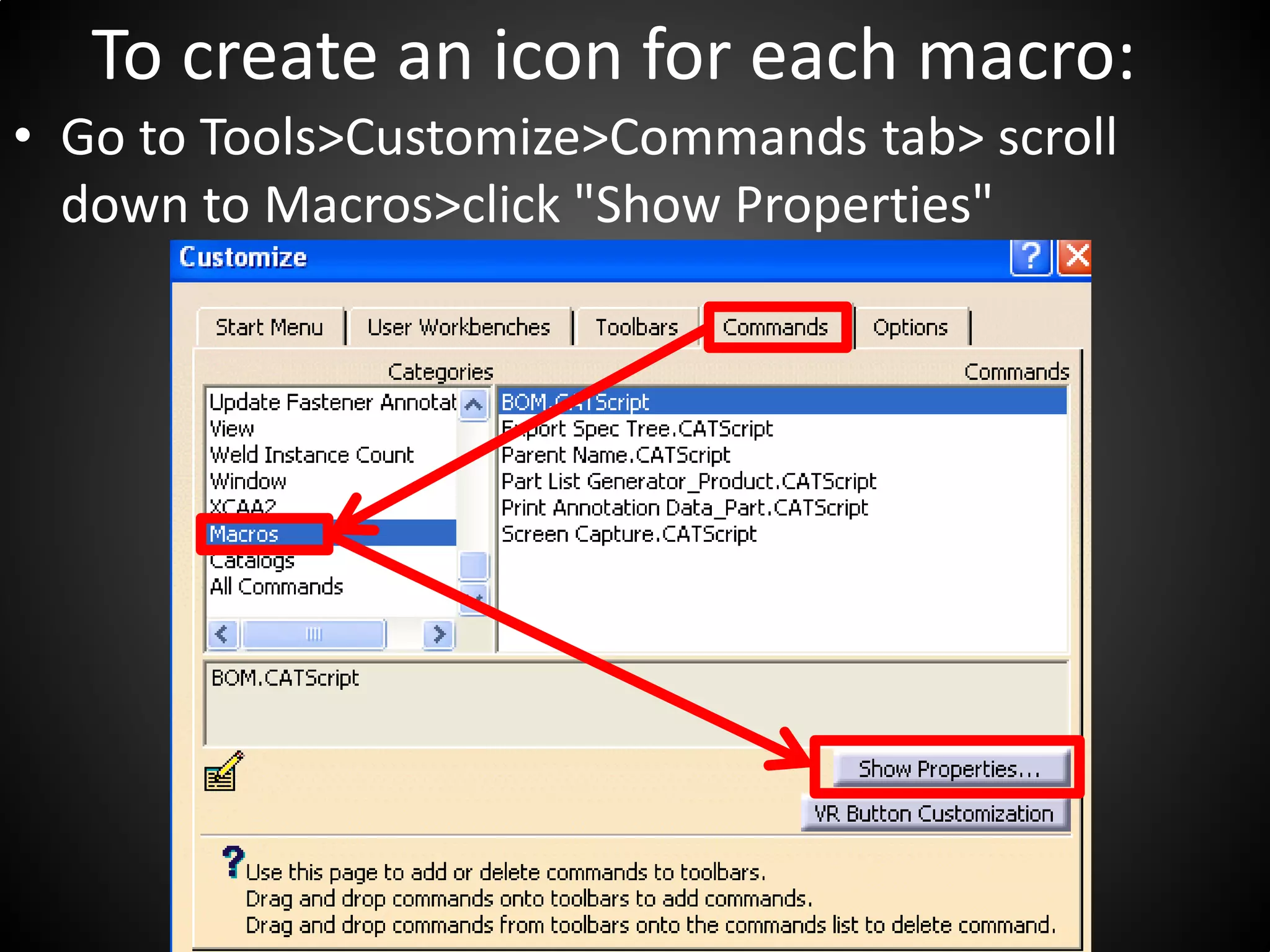Getting started with CATIA V5 Macros | PDF