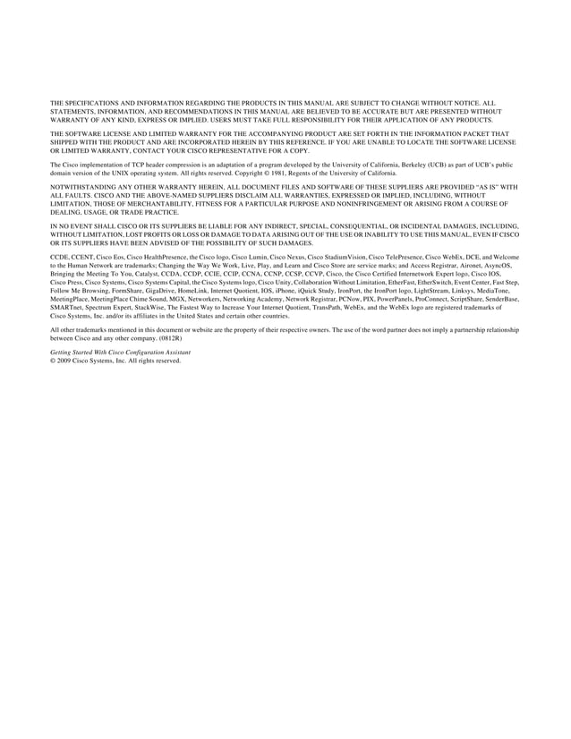 Getting Started With Cisco Configuration Pdf