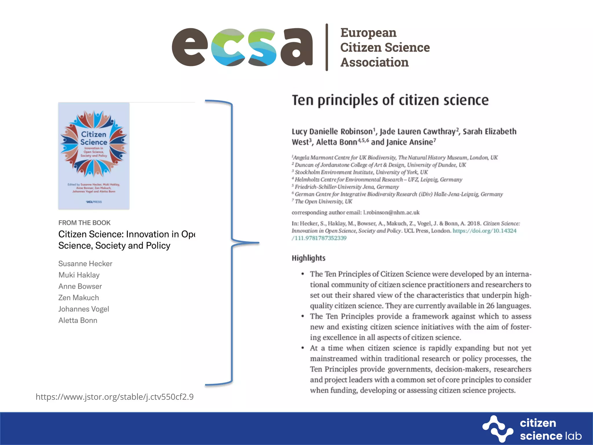 Getting Started with Citizen Science - Principles & Matrix.pdf