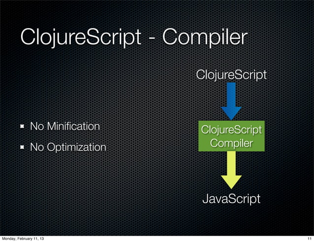 Getting started with ClojureScript | PPT