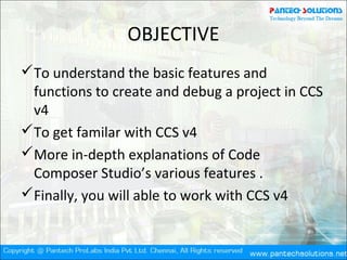 Getting started with code composer studio v4 for tms320 f2812 | PPT
