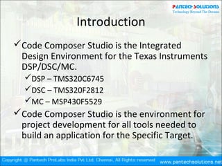 Getting started with code composer studio v4 for tms320 f2812 | PPT