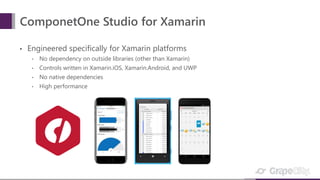 Getting started with ComponentOne Studio for Xamarin | PPT