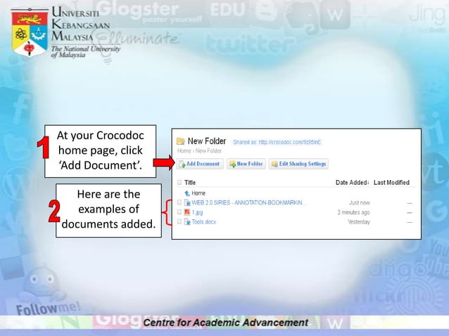 Getting started with crocodoc | PPTX
